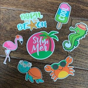 kelzposh | Accessories | Summer Vsco Girl Sticker Pack | Poshmark